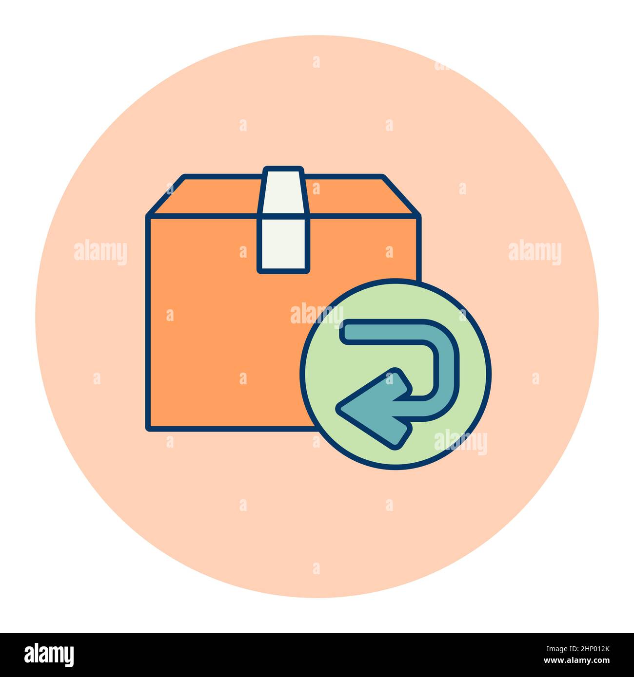 Return purchase isolated icon. E-commerce sign. Graph symbol for your ...