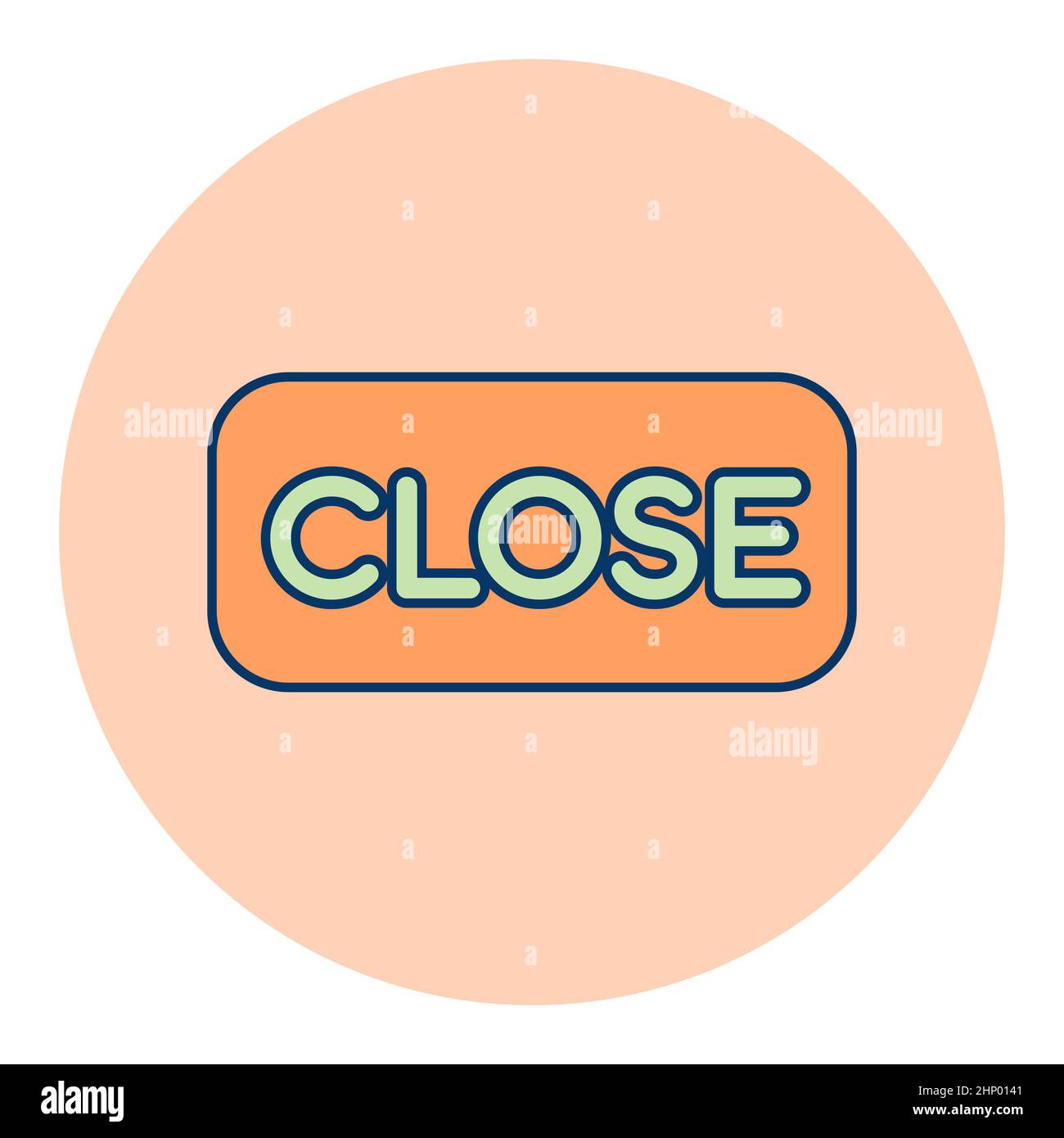 Close sign isolated icon. E-commerce sign. Graph symbol for your web ...