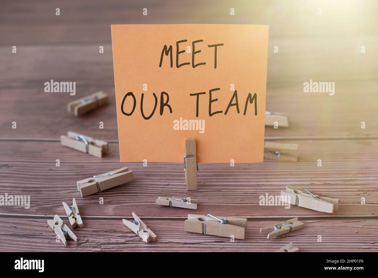 Conceptual caption Meet Our Team, Business overview introducing another ... Conceptual caption Meet Our Team, Business overview introducing another ...