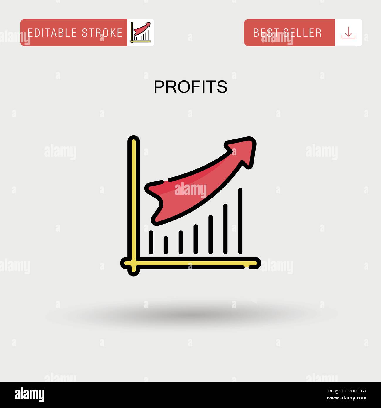 Profits graph Stock Vector Images - Alamy