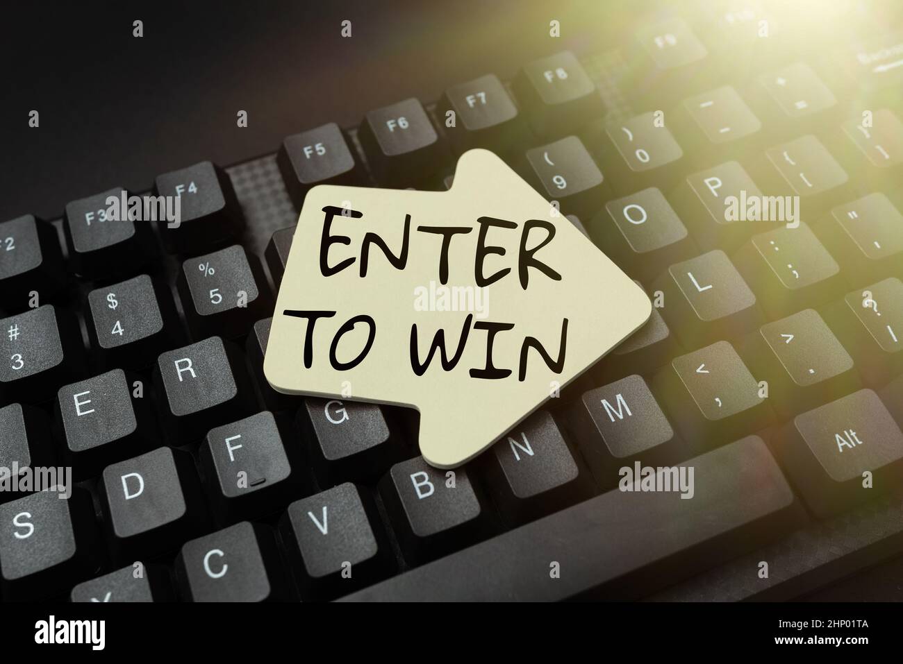Inspiration showing sign Enter To Win, Business idea exchanging ...