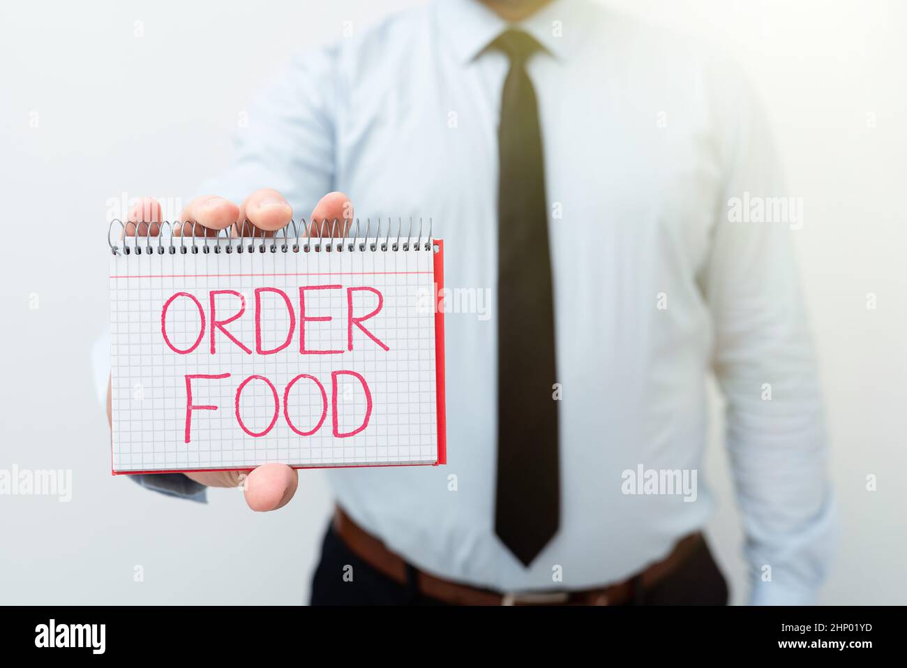Conceptual caption Order Food, Conceptual photo the process of ...