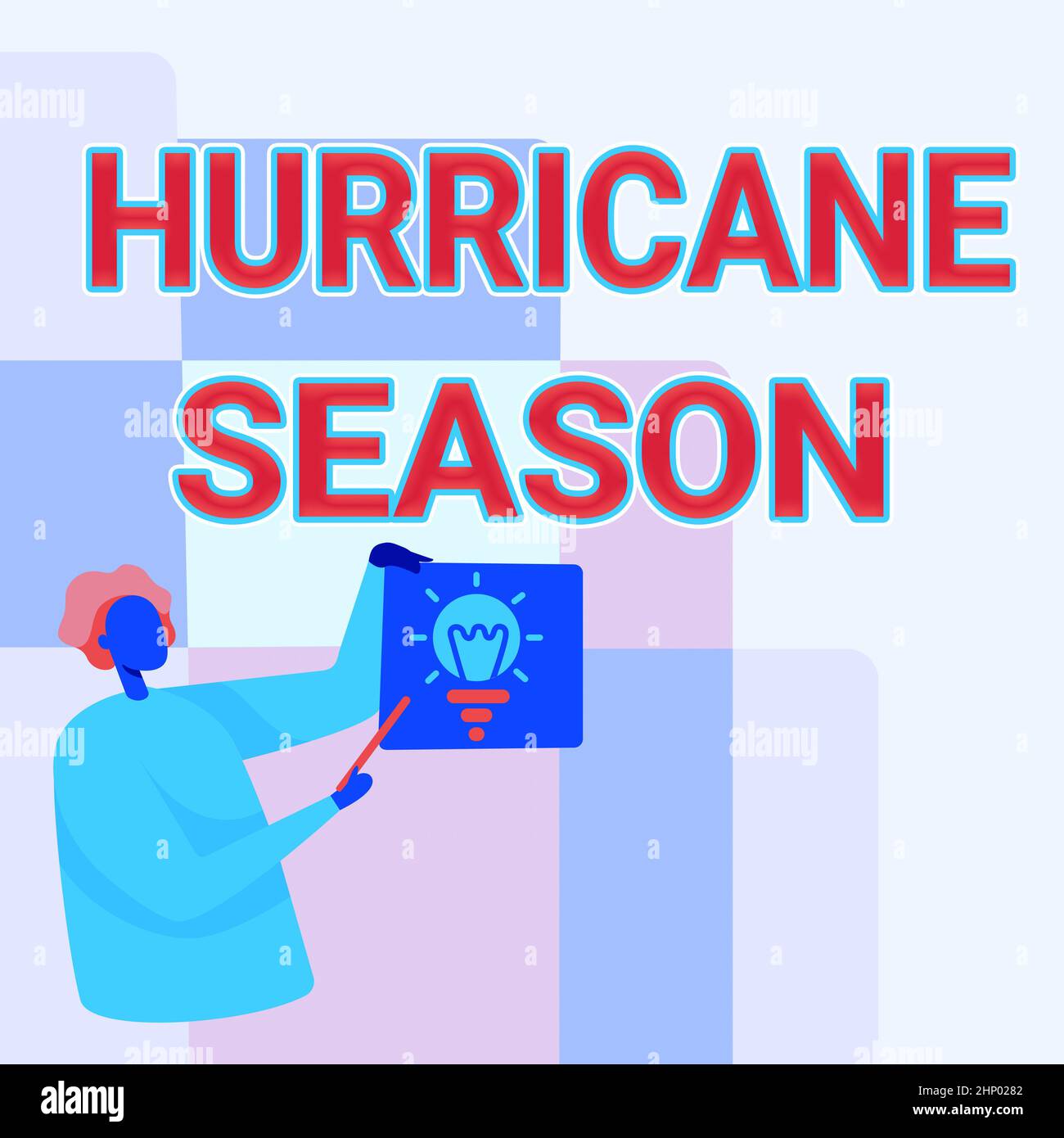 Conceptual display Hurricane Season, Business concept time when most ...