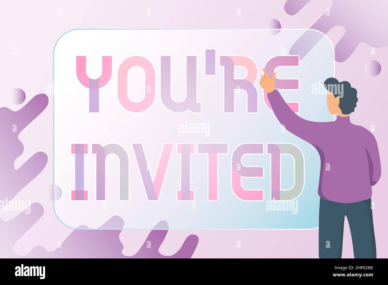 Writing displaying text You Re Invited, Business concept make a polite ...