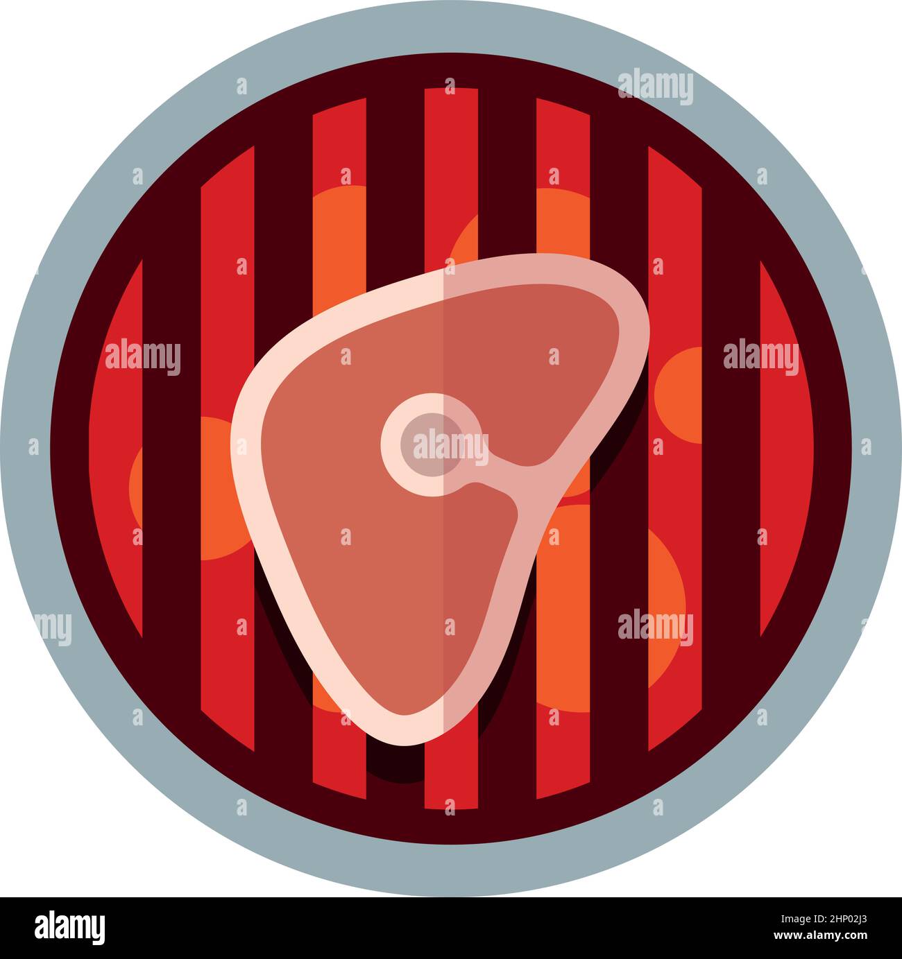 Top view meat icon Cut Out Stock Images & Pictures - Alamy