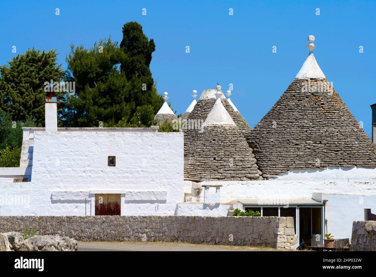 Alberobello, Bari province, Apulia, Italy: exterior of the famous ...