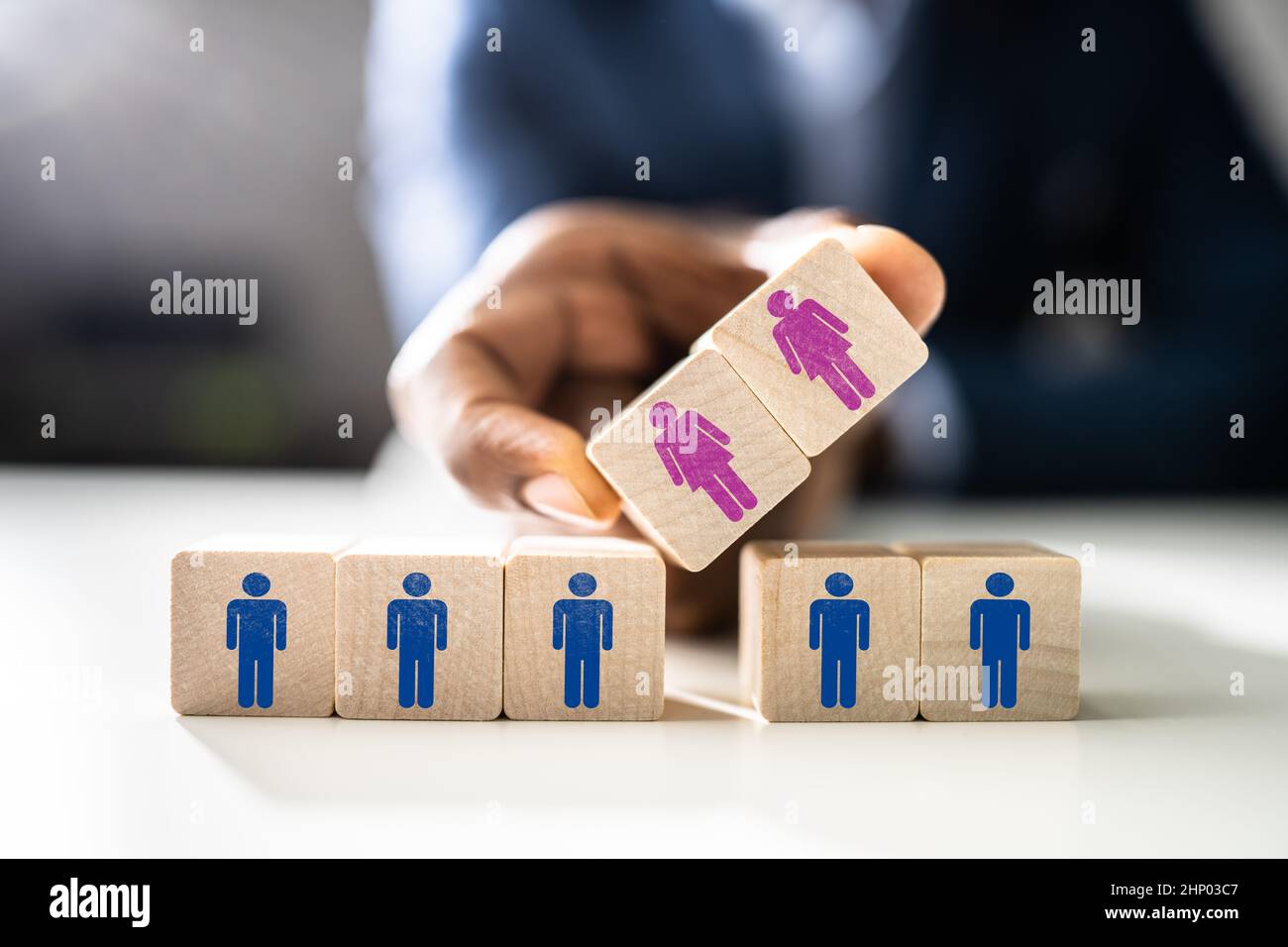 Equal Employee And Gender Opportunity Concept In Career Stock Photo - Alamy