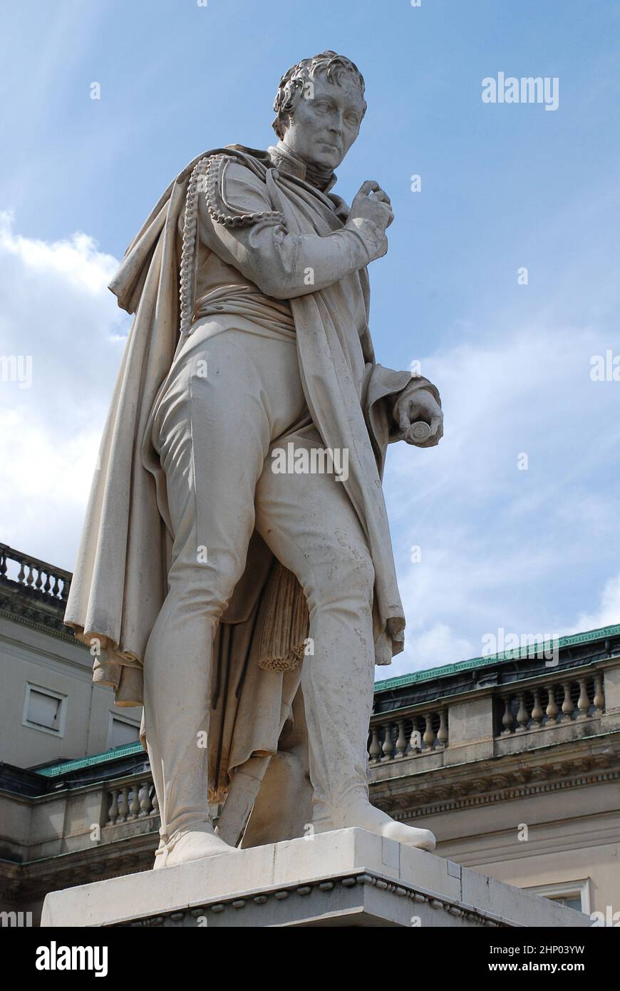 Statue of the Prussian general Gerhard Johann David Waitz von ...
