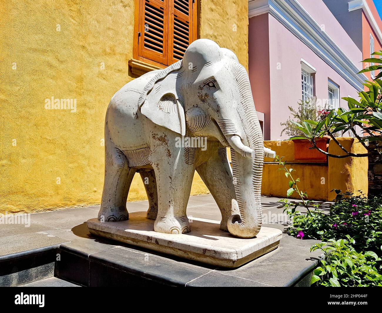 African elephant, figurine, replica or statue from Cape Town, South ...