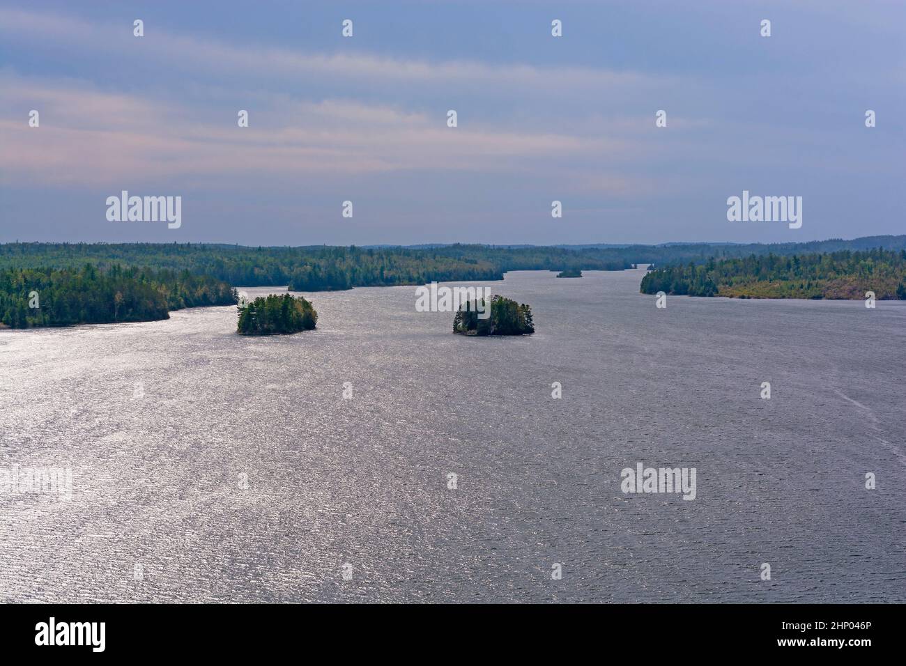 Fall Clouds Over the Great North Woods in the Boundary Waters in ...