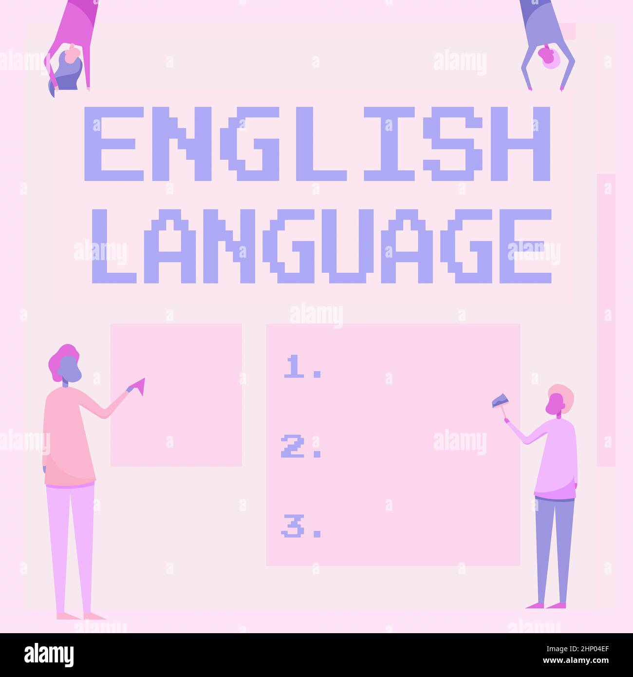 Text sign showing English Language, Conceptual photo third spoken ...