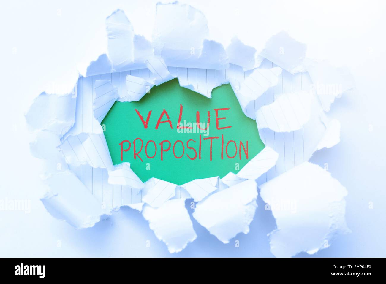 Conceptual display Value Proposition, Business concept innovation ...