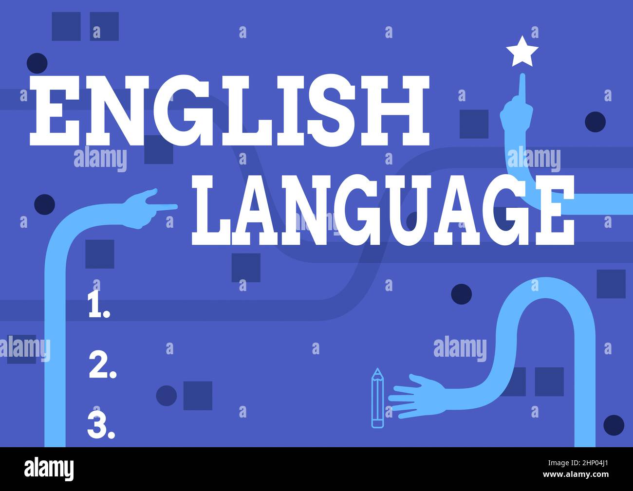 Handwriting text English Language, Conceptual photo third spoken native ...