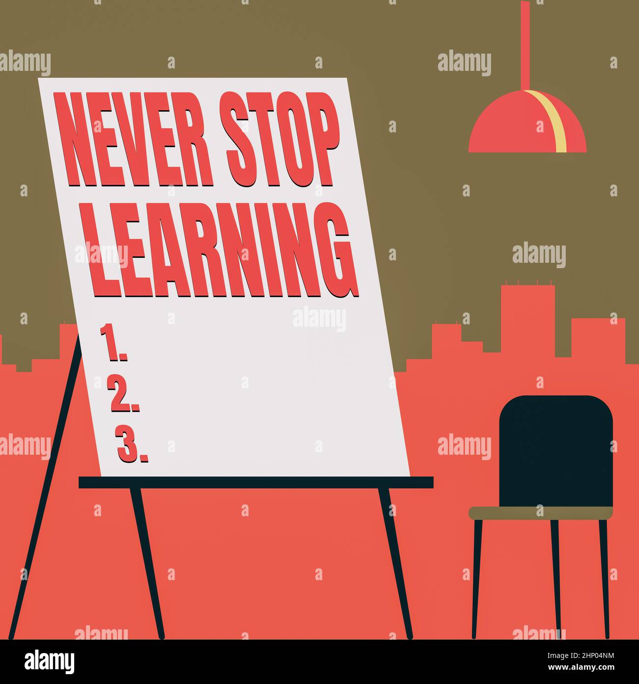 Inspiration showing sign Never Stop Learning, Business approach keep on ...