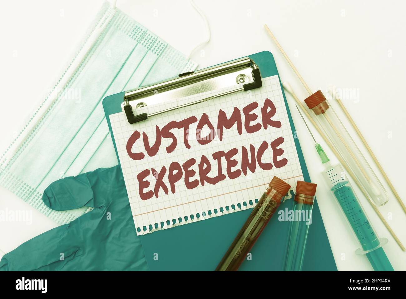 Conceptual Caption Customer Experience Business Approach Product Of