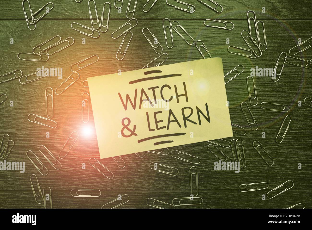 Hand writing sign Watch And Learn, Business approach demonstrating an ...