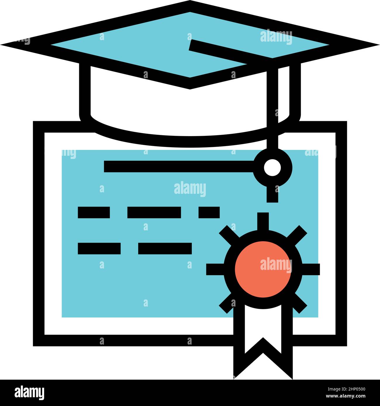 Official white blue certificate Stock Vector Images - Alamy