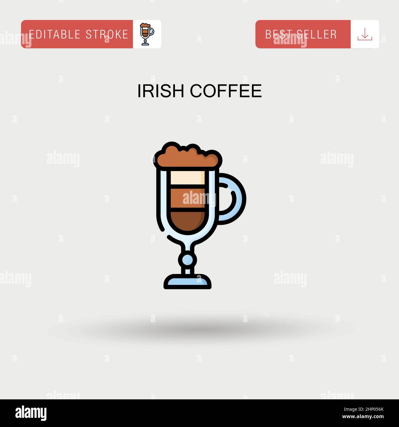 Coffee drink whipped milk Stock Vector Images - Alamy