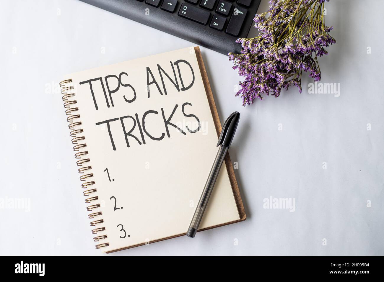 Text sign showing Tips And Tricks, Conceptual photo means piece advice ...