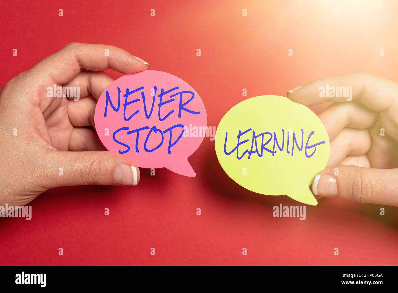 Conceptual display Never Stop Learning, Word for keep on studying ... Conceptual display Never Stop Learning, Word for keep on studying ...