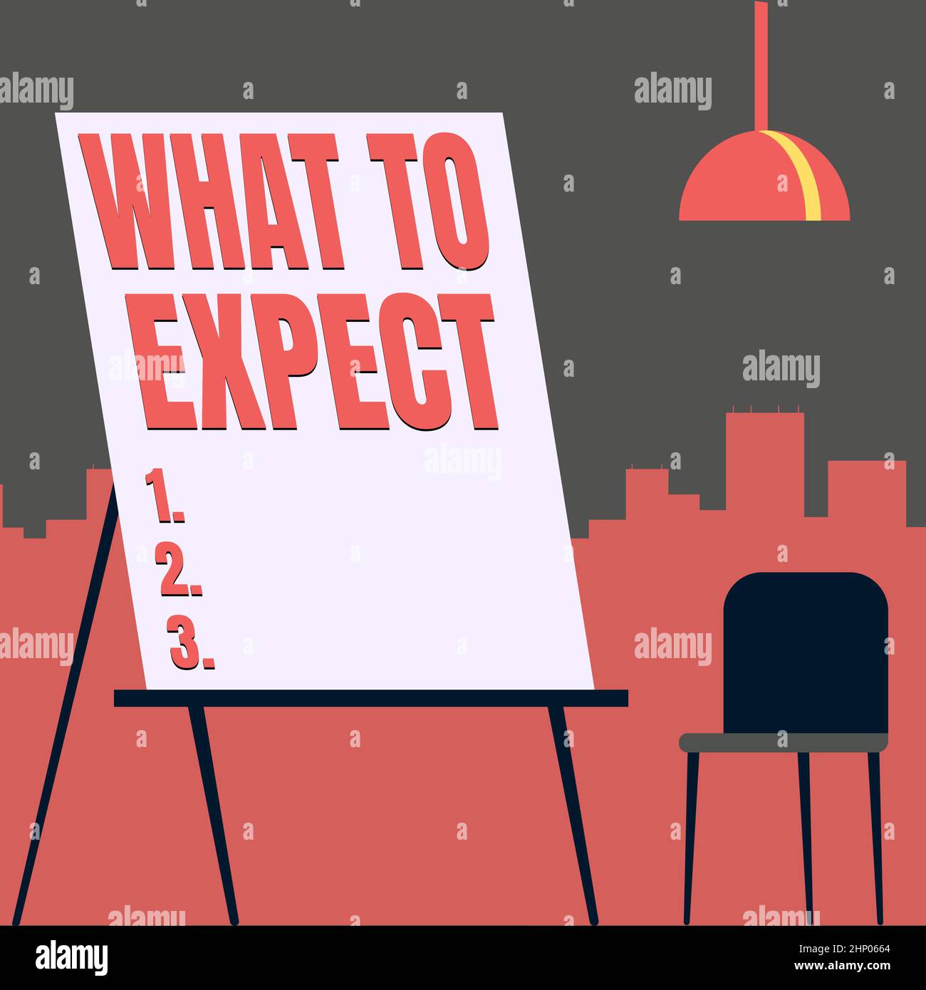 Sign displaying What To Expect, Business idea asking about regard ...