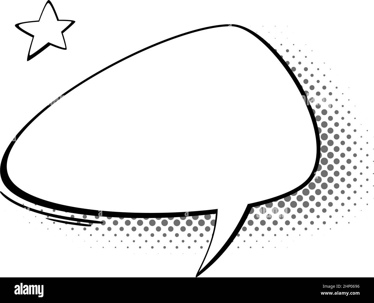 Blank speech bubble. Dialog box in vintage style Stock Vector Image ...