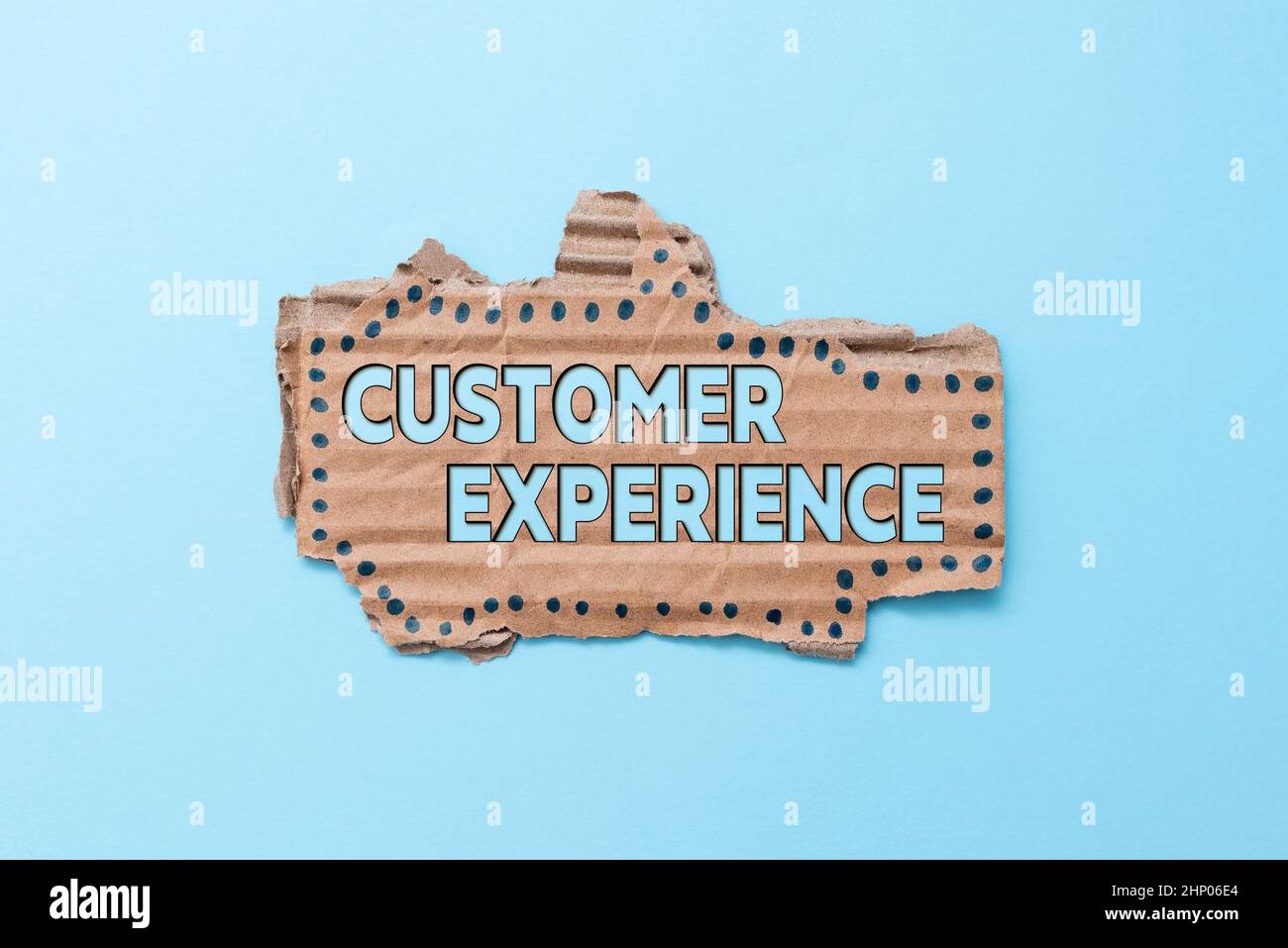 Text Caption Presenting Customer Experience Business Concept Product Of Interaction Between