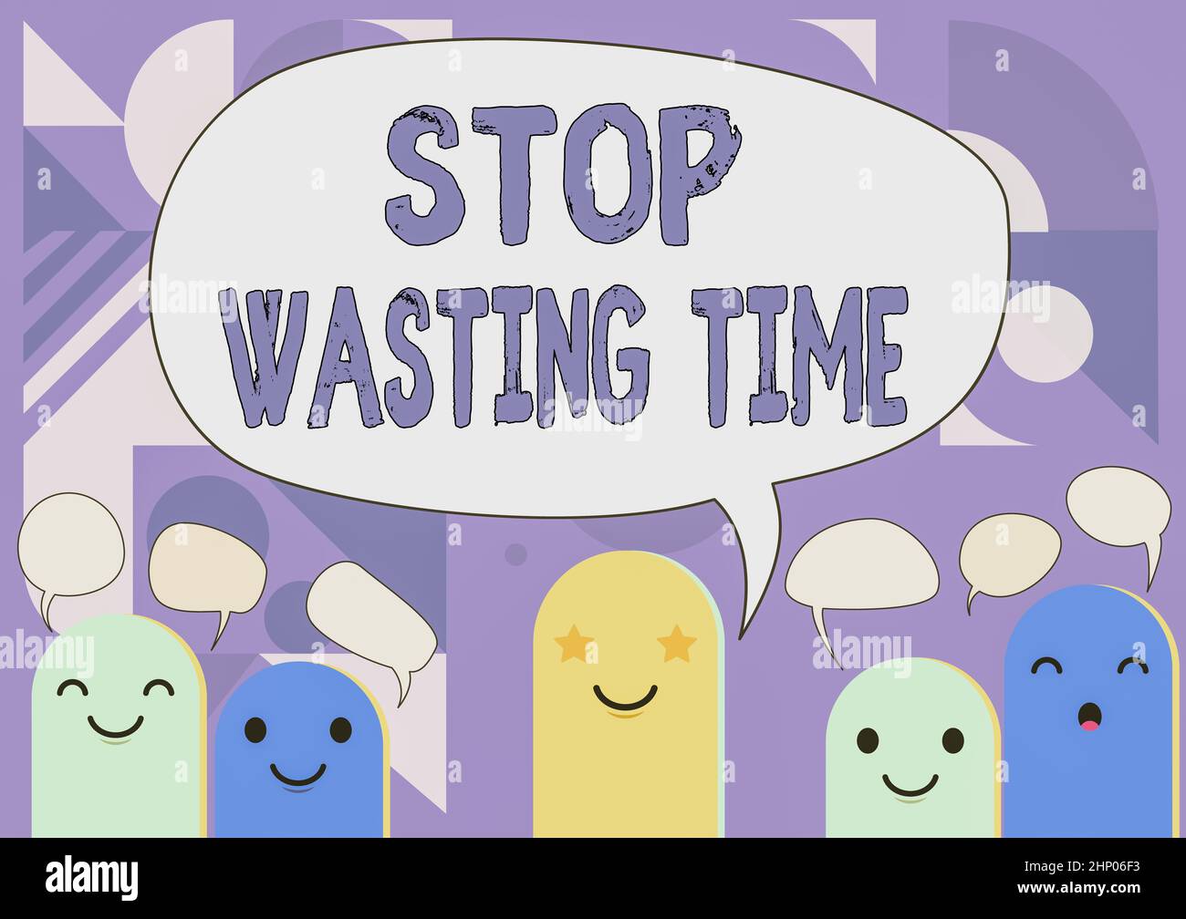 Conceptual display Stop Wasting Time, Internet Concept advising person ...