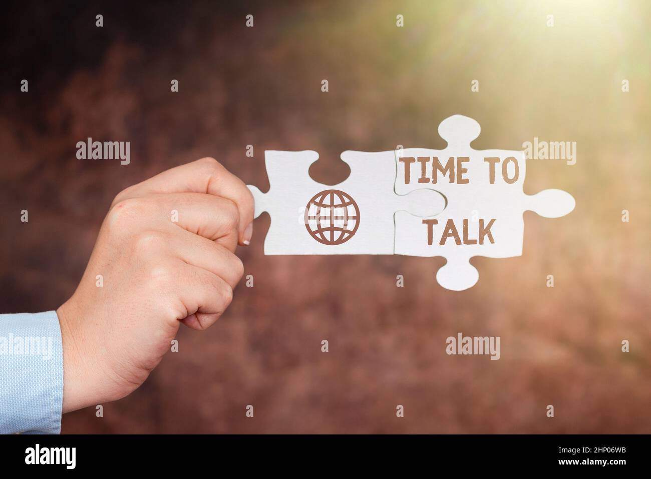 Handwriting text Time To Talk, Business idea to discuss with the person ...