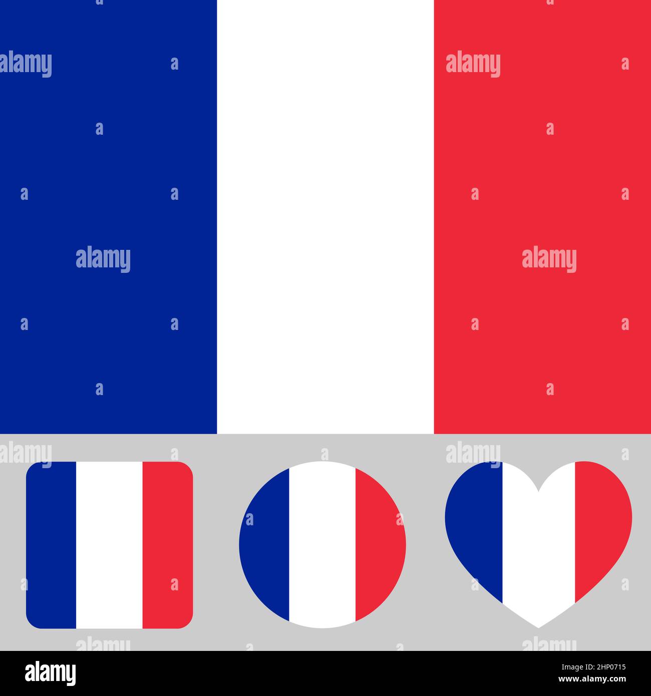 Flag of France vector illustration Stock Vector Image & Art - Alamy