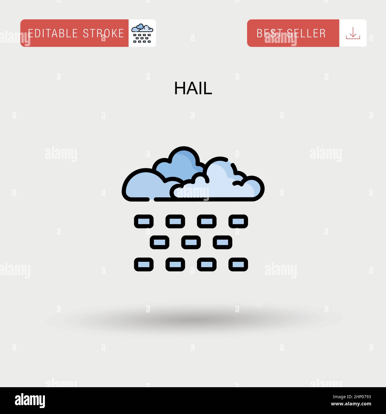 Hail Simple vector icon Stock Vector Image & Art - Alamy
