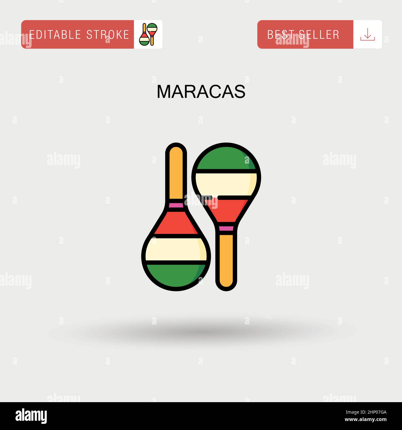 Maracas traditional music instrument hi-res stock photography and ...