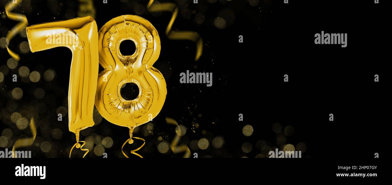 Balloon number 78 hi-res stock photography and images - Alamy