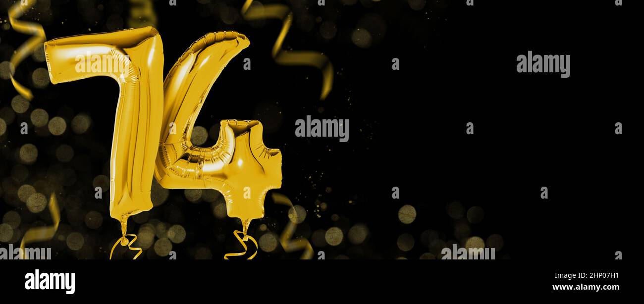 Balloon number 74 hi-res stock photography and images - Alamy