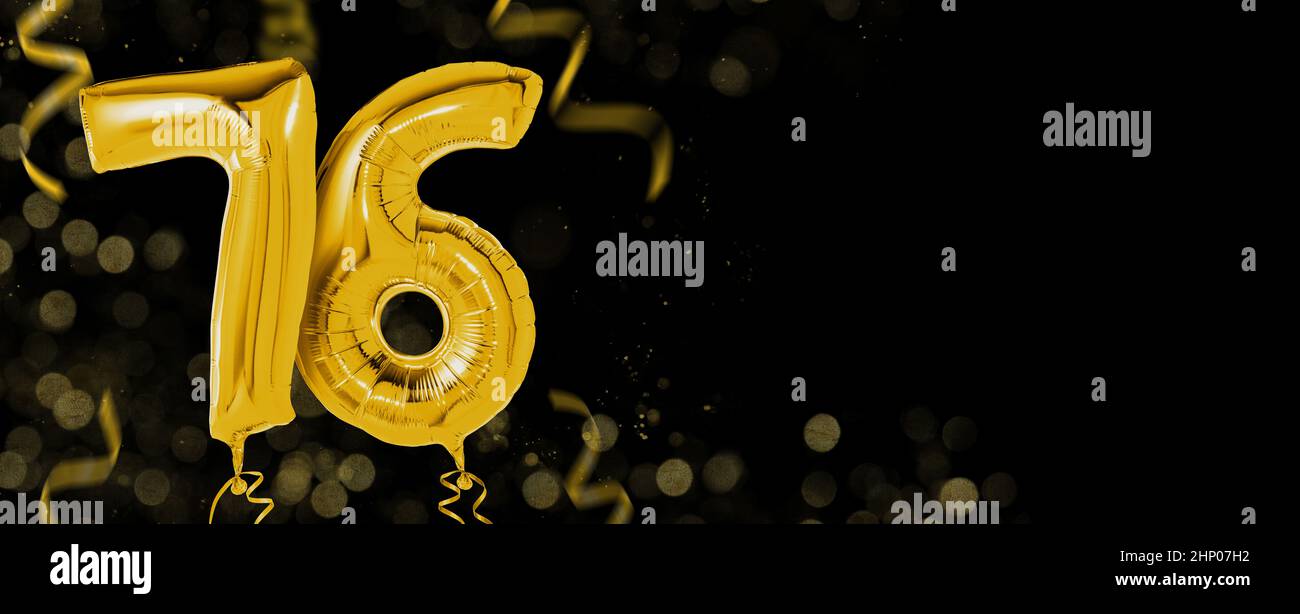 Balloon number 76 hi-res stock photography and images - Alamy