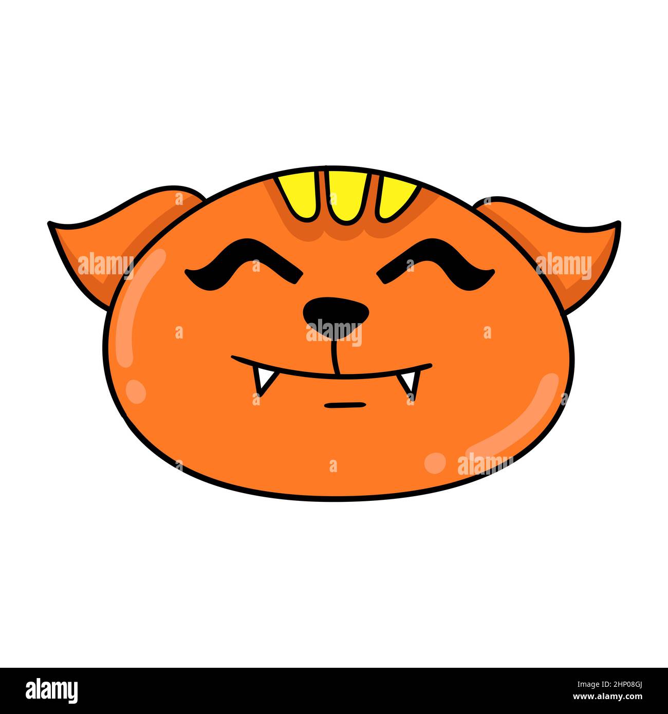 Kitty with smiling eyes Stock Vector Images - Alamy