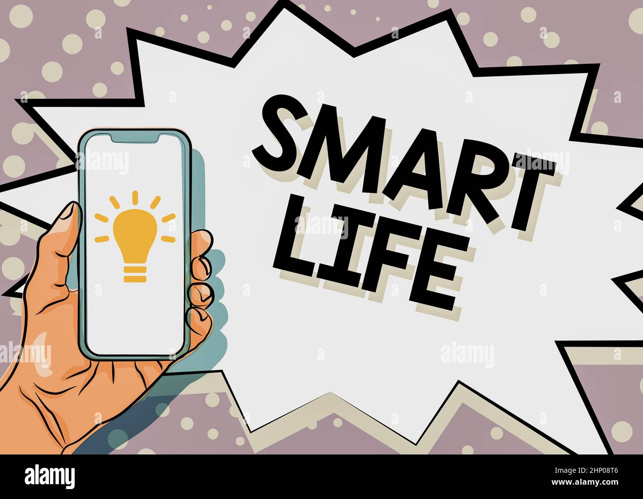 Inspiration showing sign Smart Life, Business idea approach ...