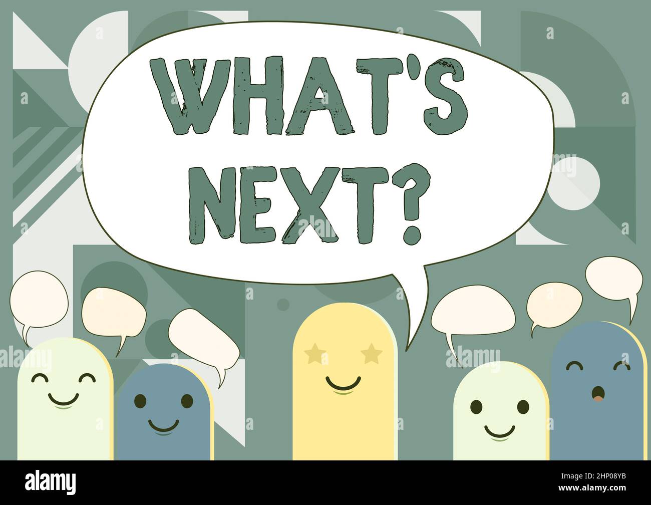 Sign displaying What S Next Question, Business approach asking person ...