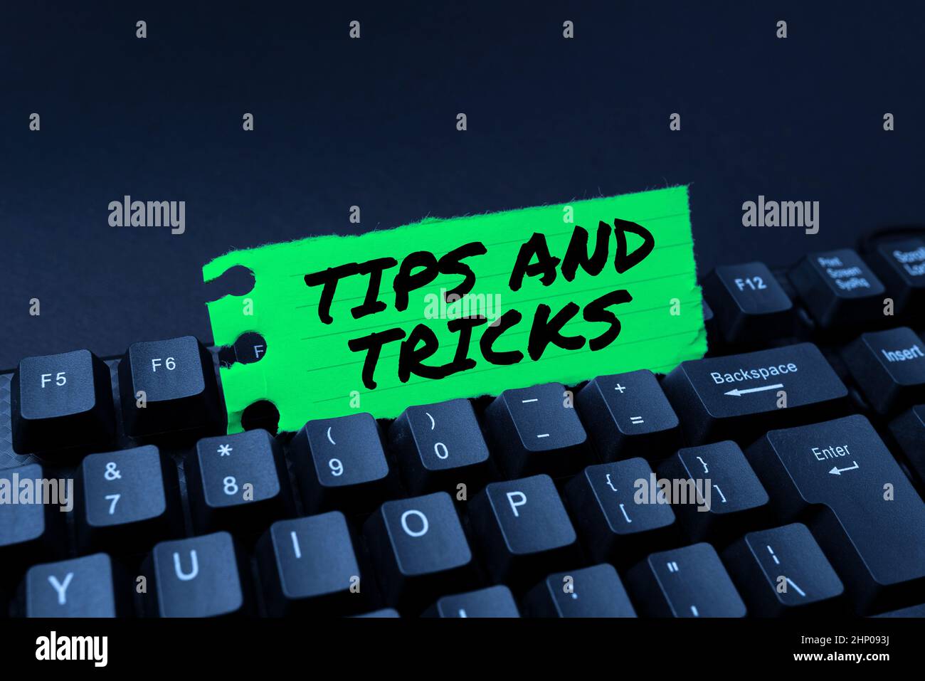 Conceptual Display Tips And Tricks Word Written On Means Piece Advice
