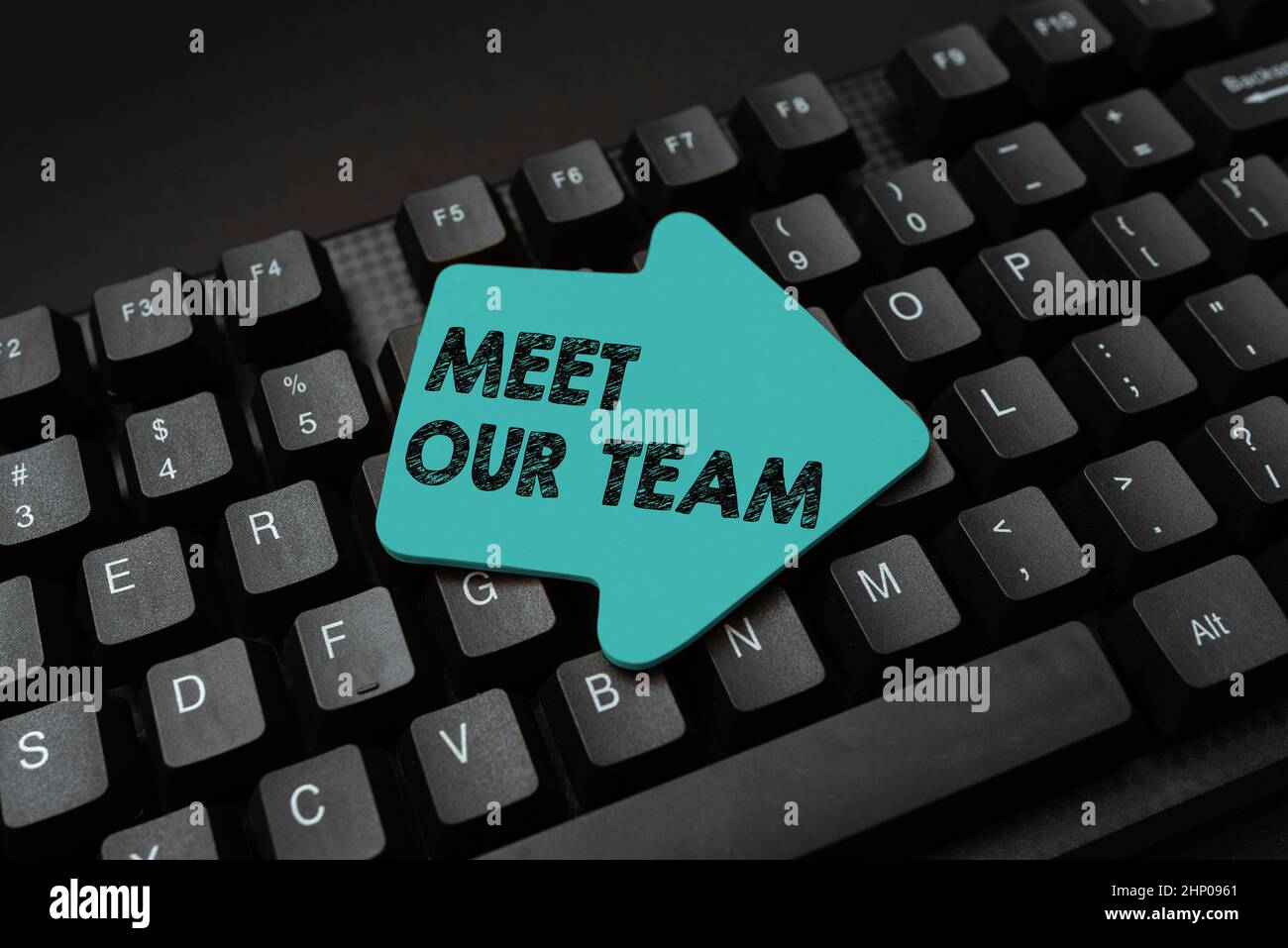 Inspiration showing sign Meet Our Team, Concept meaning introducing ...