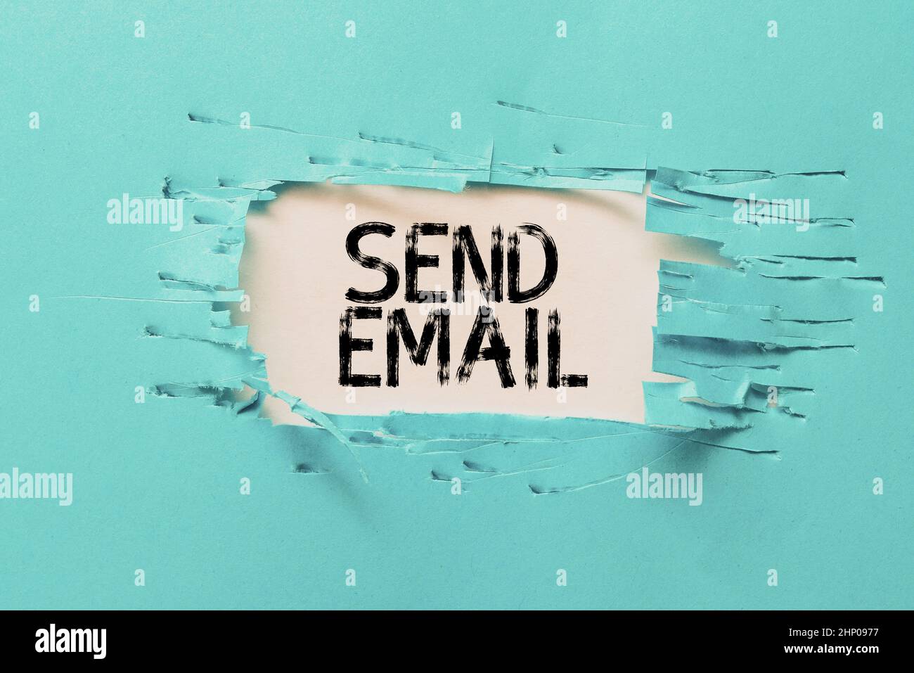 Conceptual caption Send Email, Business showcase the system for using computers to send messages ...