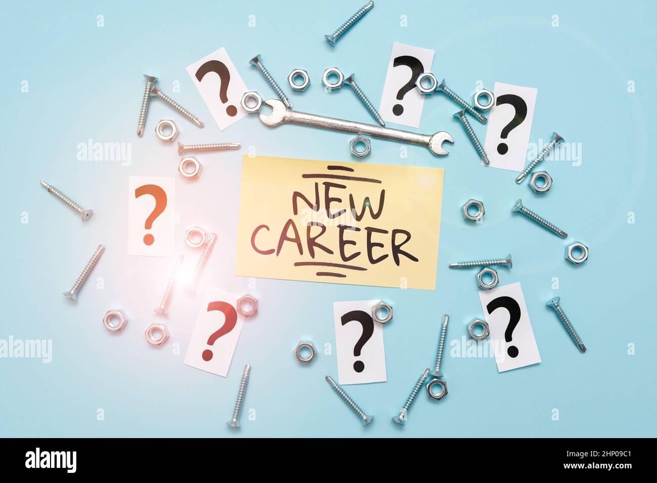 Sign displaying New Career, Conceptual photo a change to a different ...