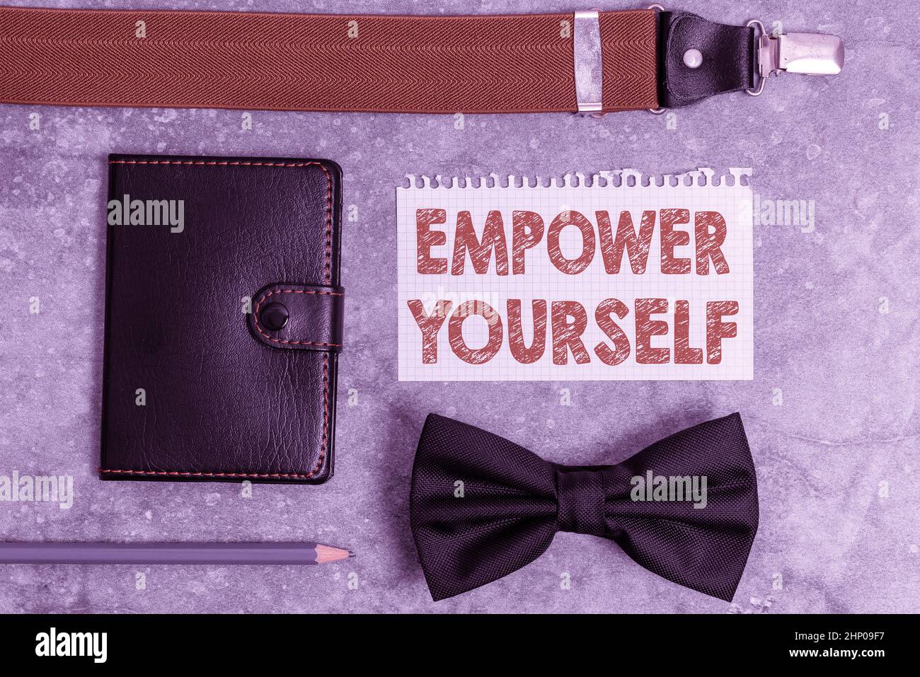 Text showing inspiration Empower Yourself, Internet Concept taking ...