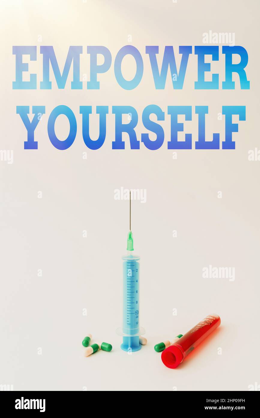 Conceptual caption Empower Yourself, Word for taking control of our ... Conceptual caption Empower Yourself, Word for taking control of our ...