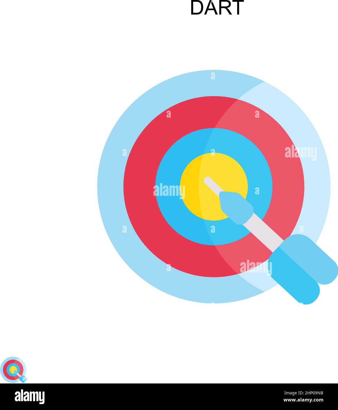 Dartboard dart board game Stock Vector Images - Alamy