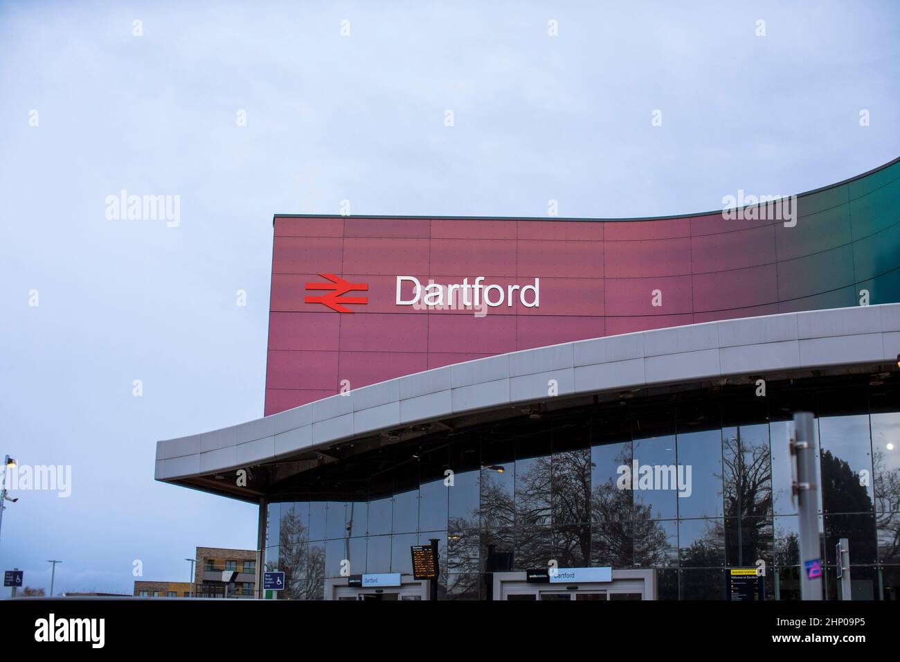 Dartford railway station, Dartford, Kent, UK. Dartford railway station ...