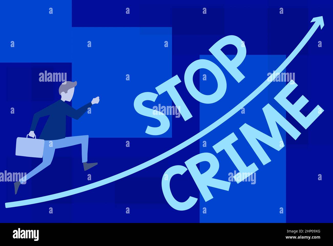 Conceptual display Stop Crime, Business idea the effort or attempt to ...