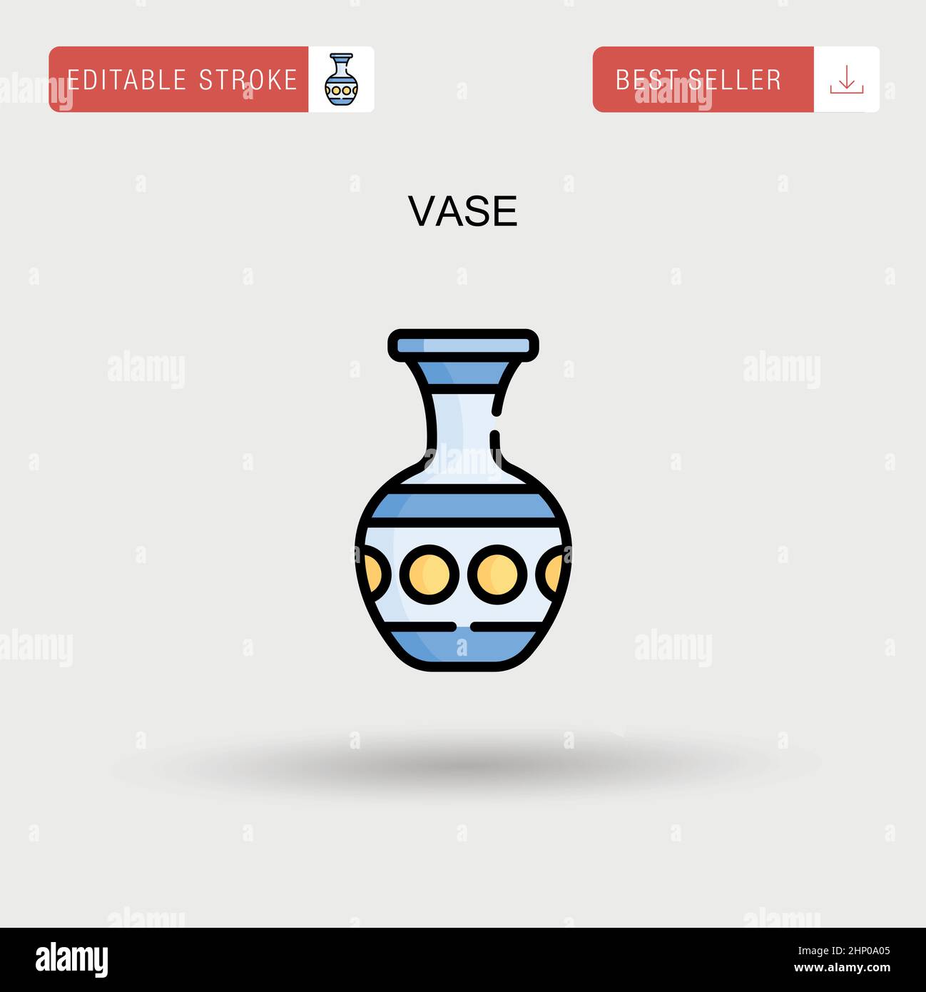 Vase Simple vector icon Stock Vector Image & Art - Alamy