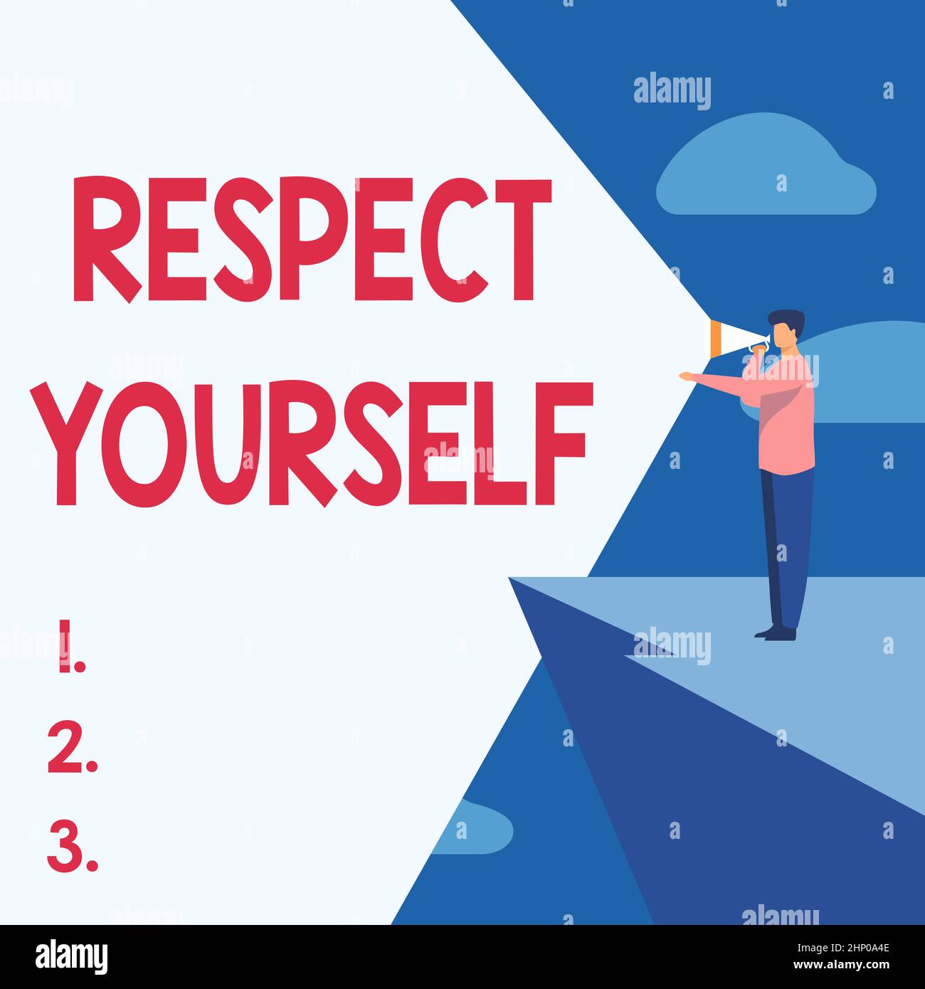 Inspiration showing sign Respect Yourself, Business showcase believing ...