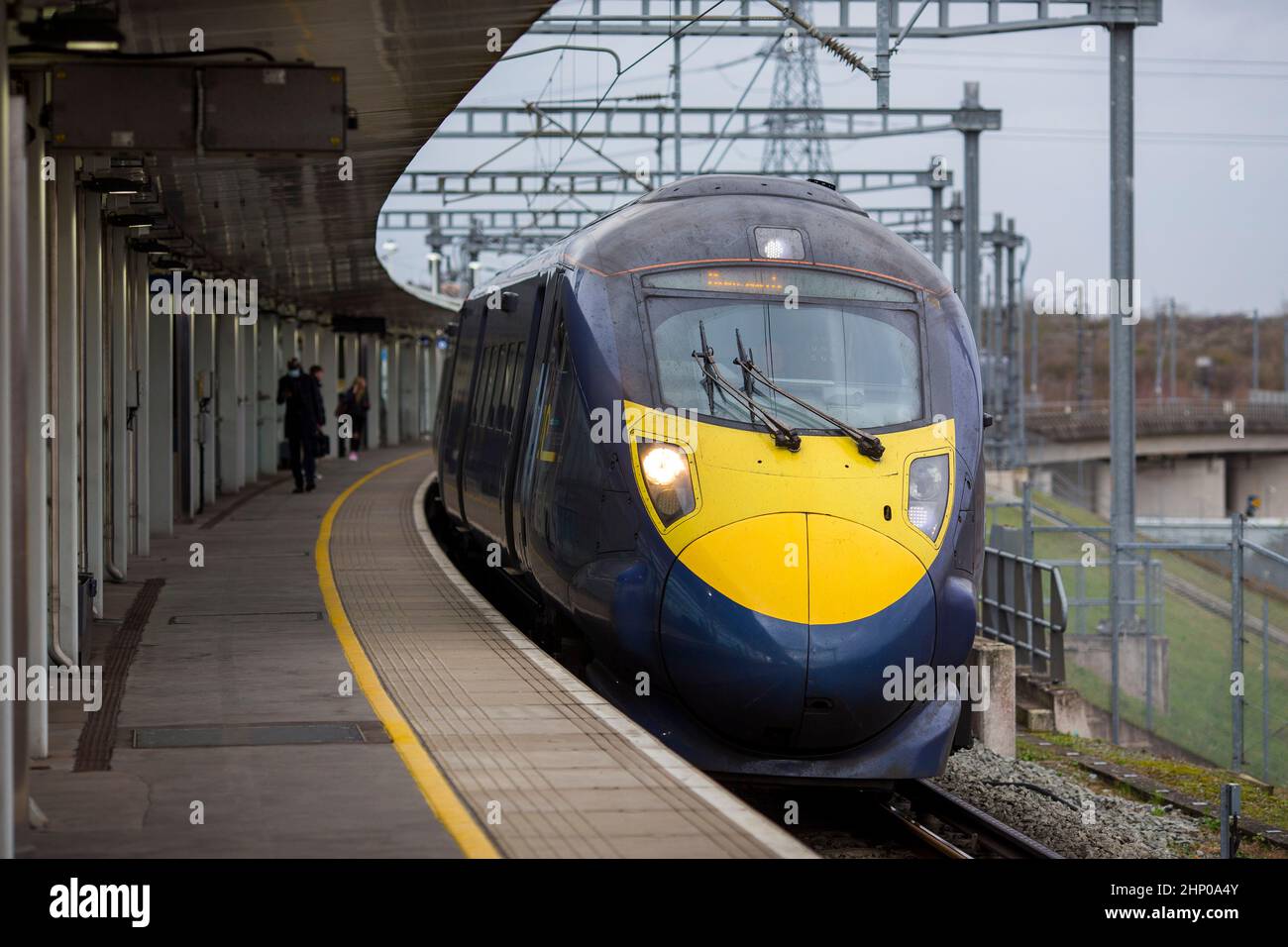 Eurostar rail tracks uk hi-res stock photography and images - Alamy